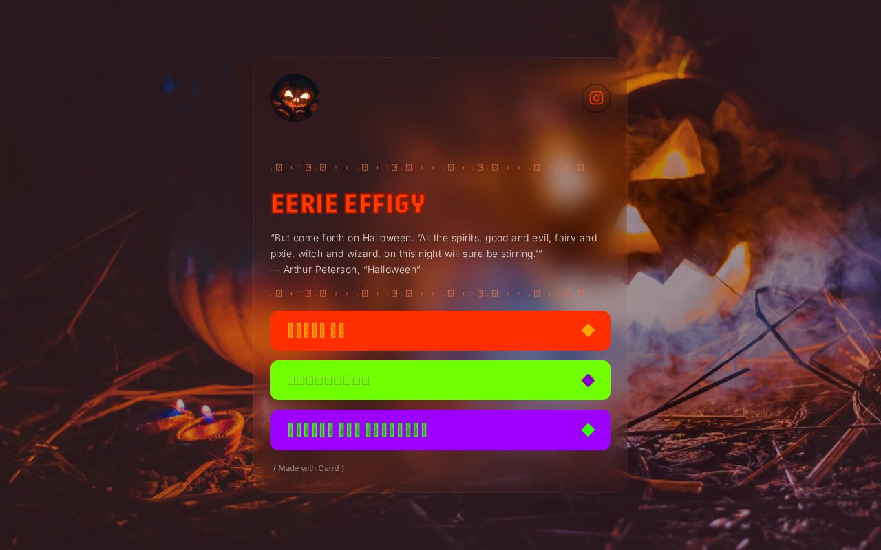 eerie effigy